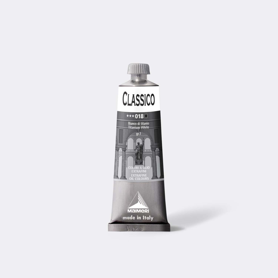 Масло Белила титановые Classico 60мл, артикул M0306018