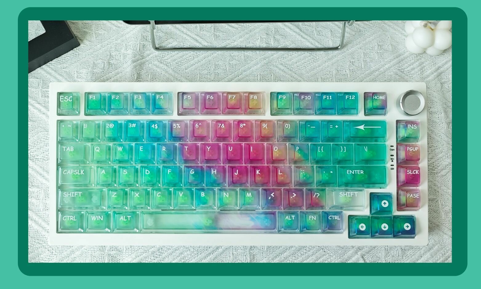 Spring cherry floating keycaps, 119 клавиш, сильно модифицированные механические клавиатуры, DIY-колпачки