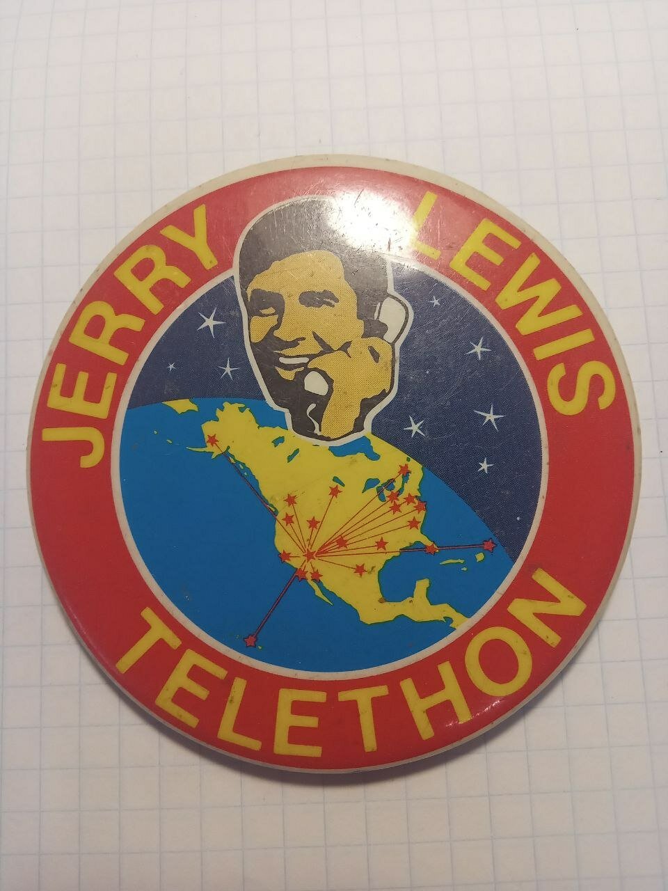 Значок "Jerry Lewis Telethon"