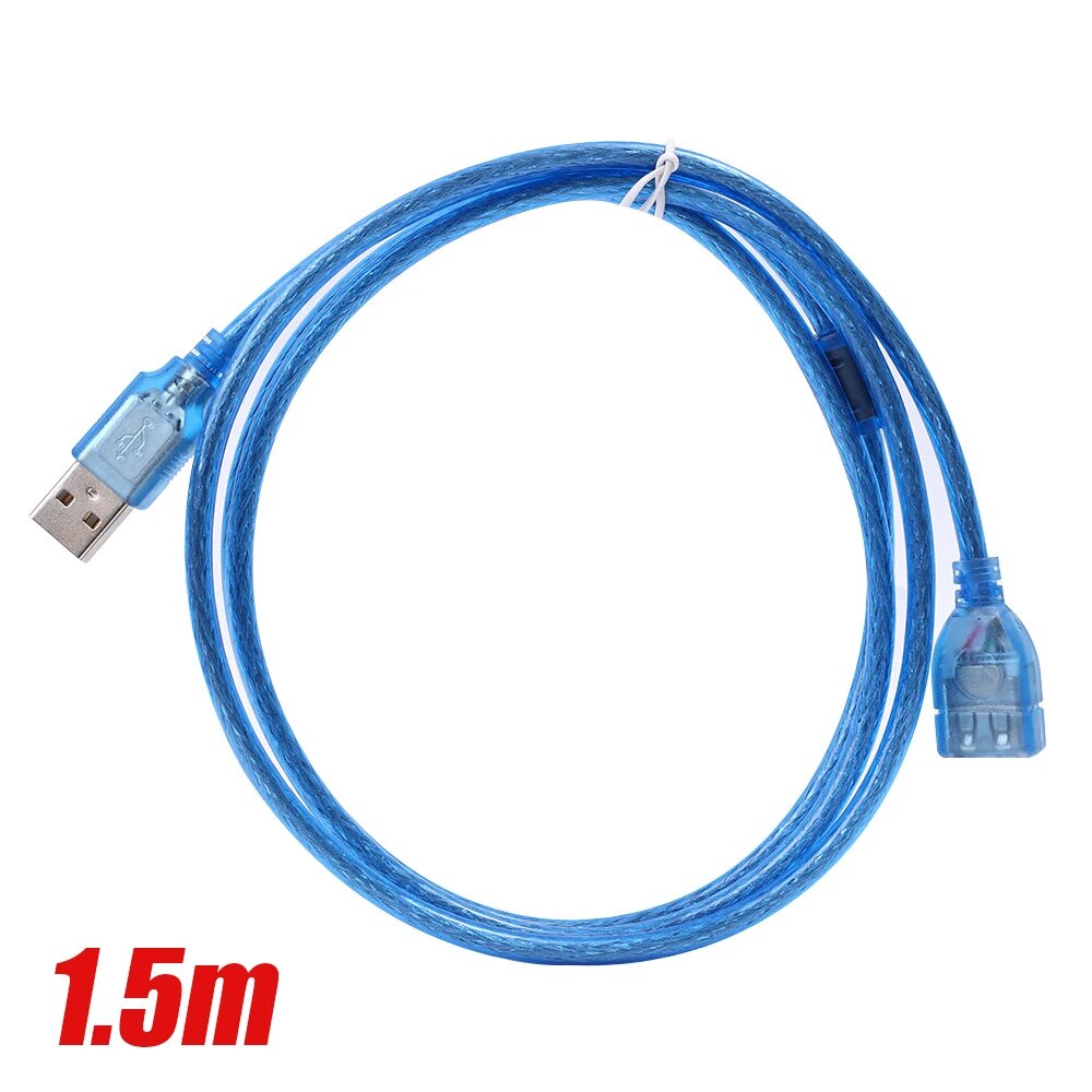 USB 2.0 кабель 1.5м, синий