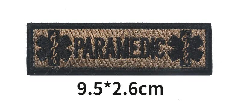 Медицинская нашивка Paramedic, 9.5*2.6см, V00335-4-4