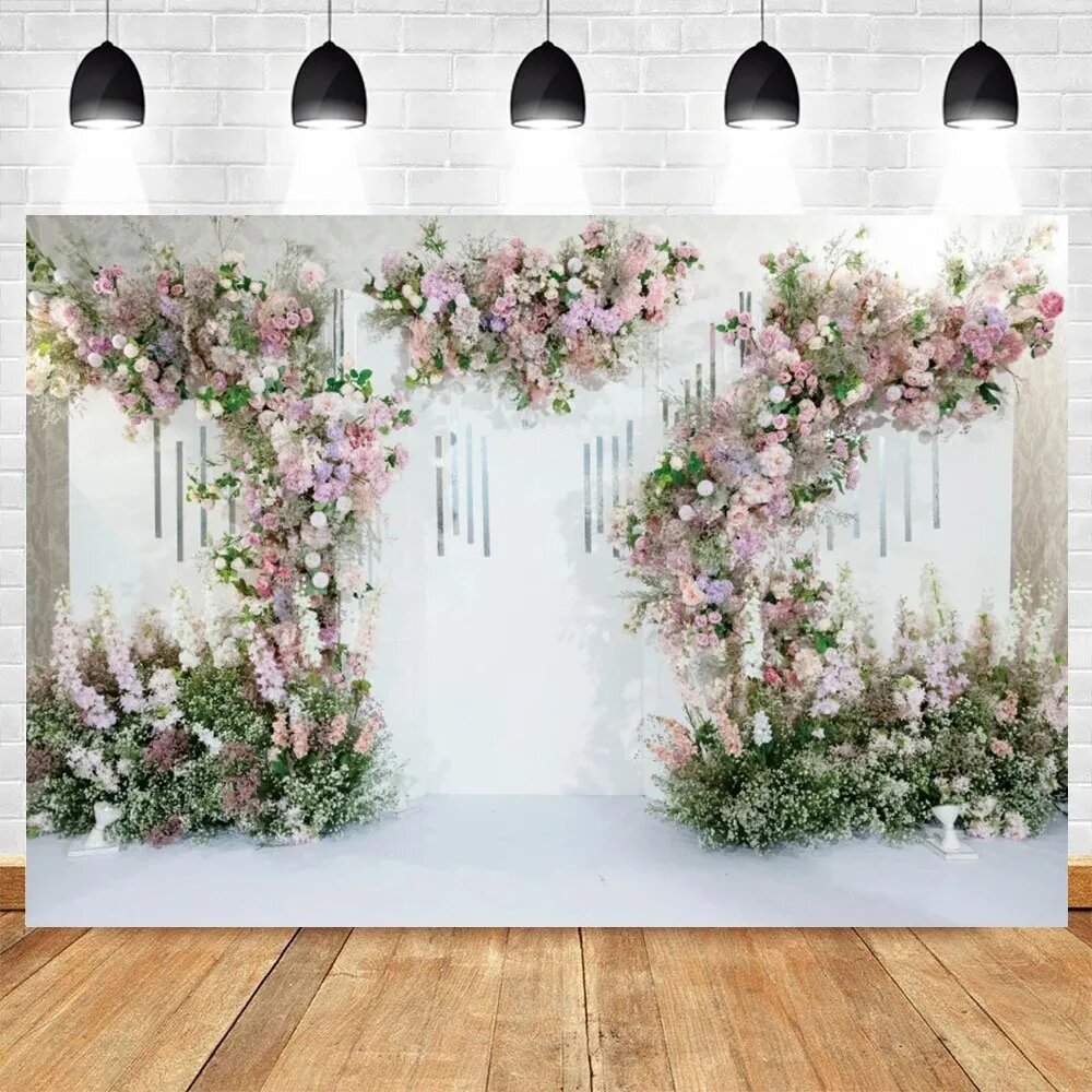 Фотофон для свадьбы, винил, Цвет: 1pc