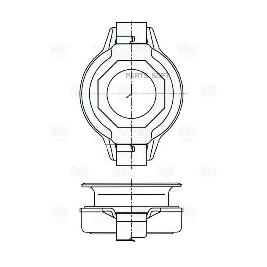 TRIALLI CT 1412 Муфта выкл. сцеп. для а/м Nissan Maxima IV (95-) (мех.) (CT 1412)