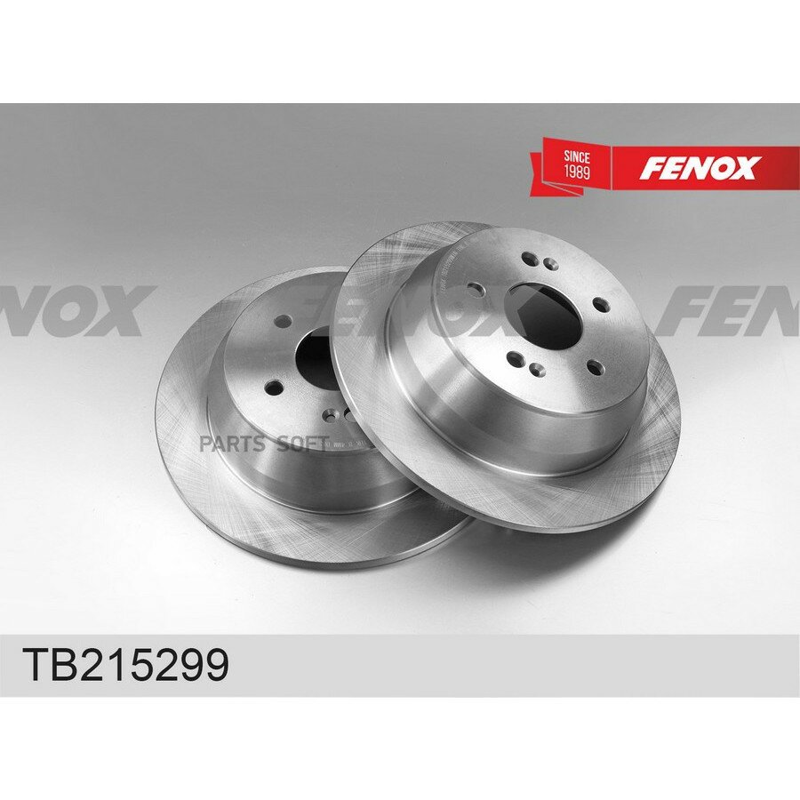 FENOX TB215299 Диск тормозной CHERY TIGGO 4 19-/7 13- задний D 288мм.