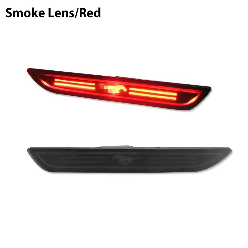 Боковые габаритные фонари LED Red Smoke Lens для Ford Mustang 2015-2023