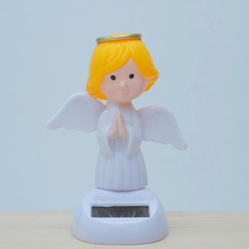 Солнечная кукла-ангел для авто, цвет Angel