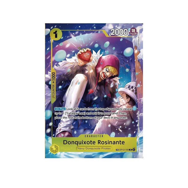 Donquixote Rosinante (OP12-108-1PCS) Коллекционная карта One Piece