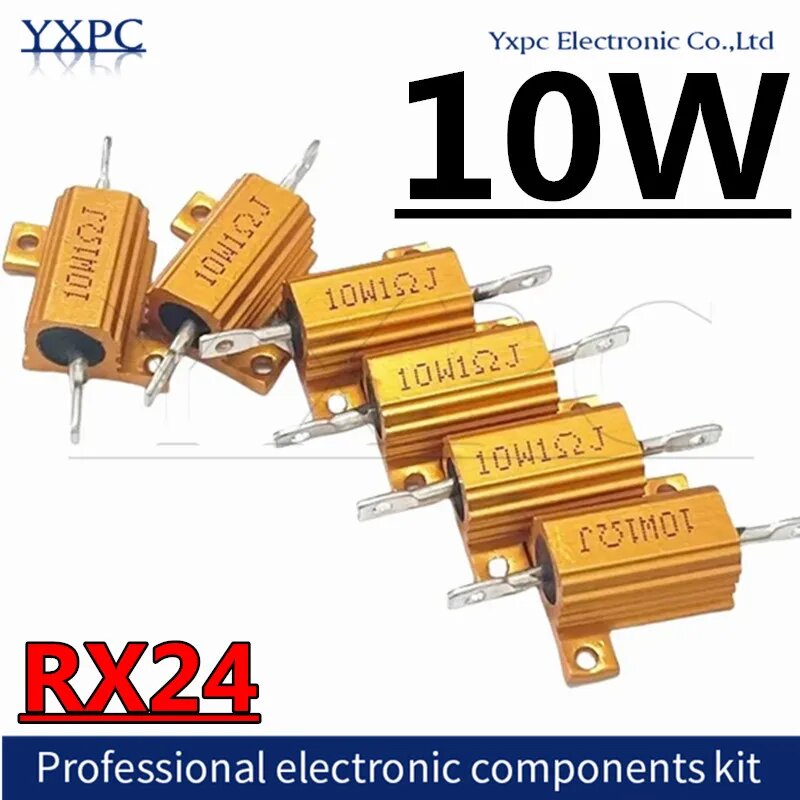Проволочные резисторы FSXSEMI RX24 10W 0.01~30K