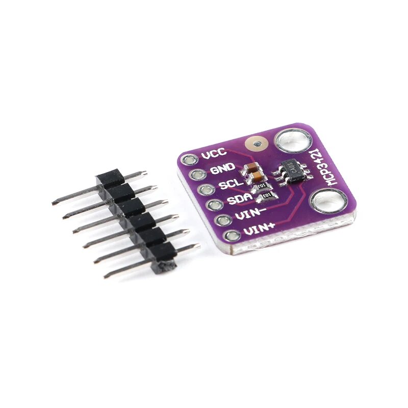 MCP3421 I2C SOT23-6 плата оценочного модуля АЦП delta-sigma для модуля последовательного анализатора PICkit GY MCP3421 MCP3421 I2C SOT23-6 de