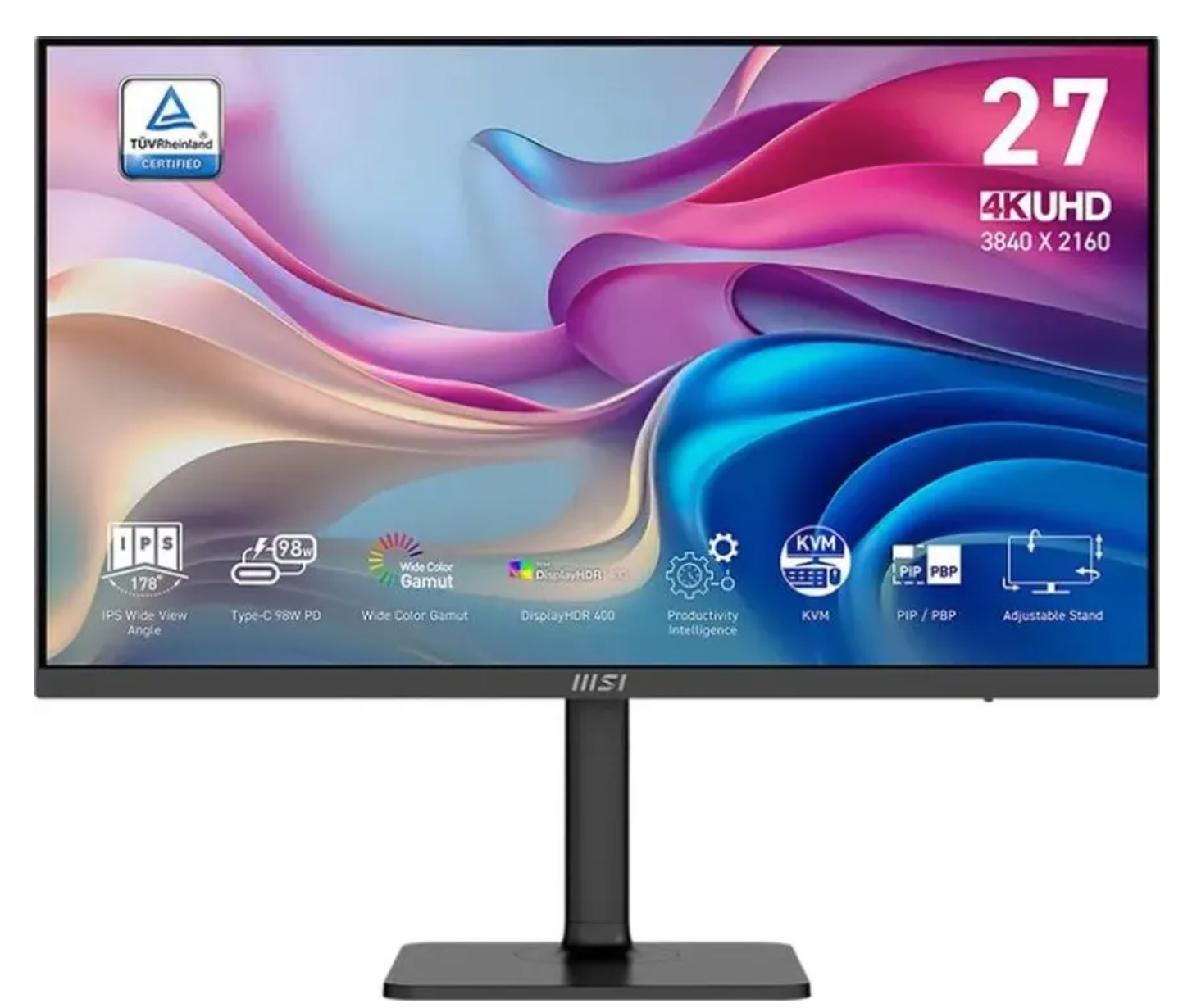 27" Монитор MSI MD272UPHG, 3840x2160, IPS, 2хHDMI, 1хDP, черный
