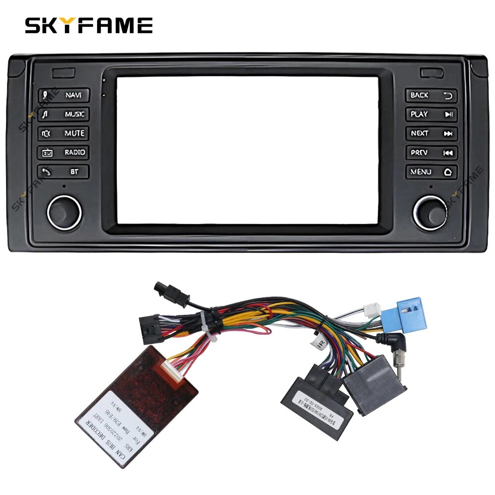 SKYFAME 7/9/12.3-дюймовая рамка-адаптер для автомагнитолы Canbus Android, Full Set E53 7Inch