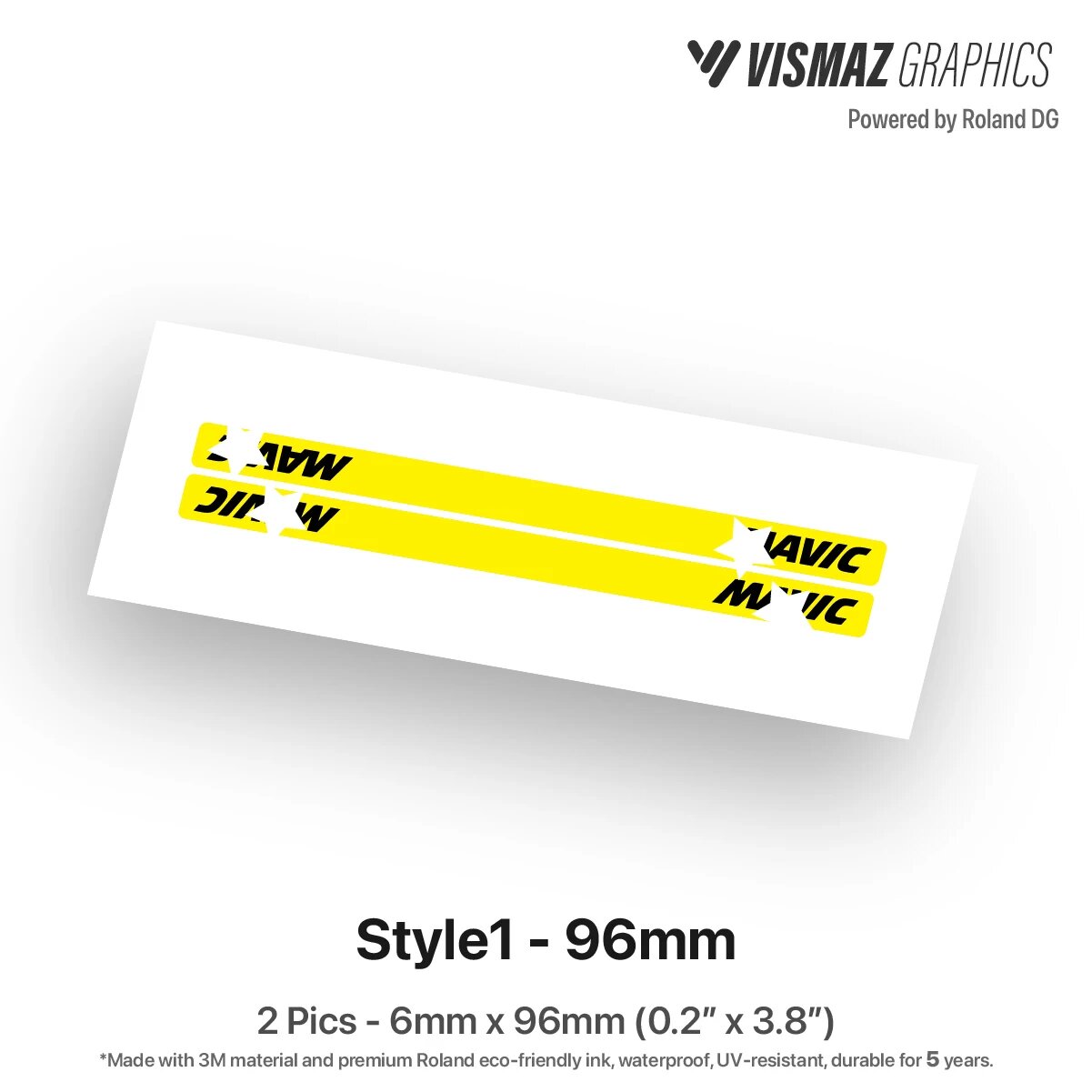 Vismaz наклейки на колеса велосипеда Style1-L