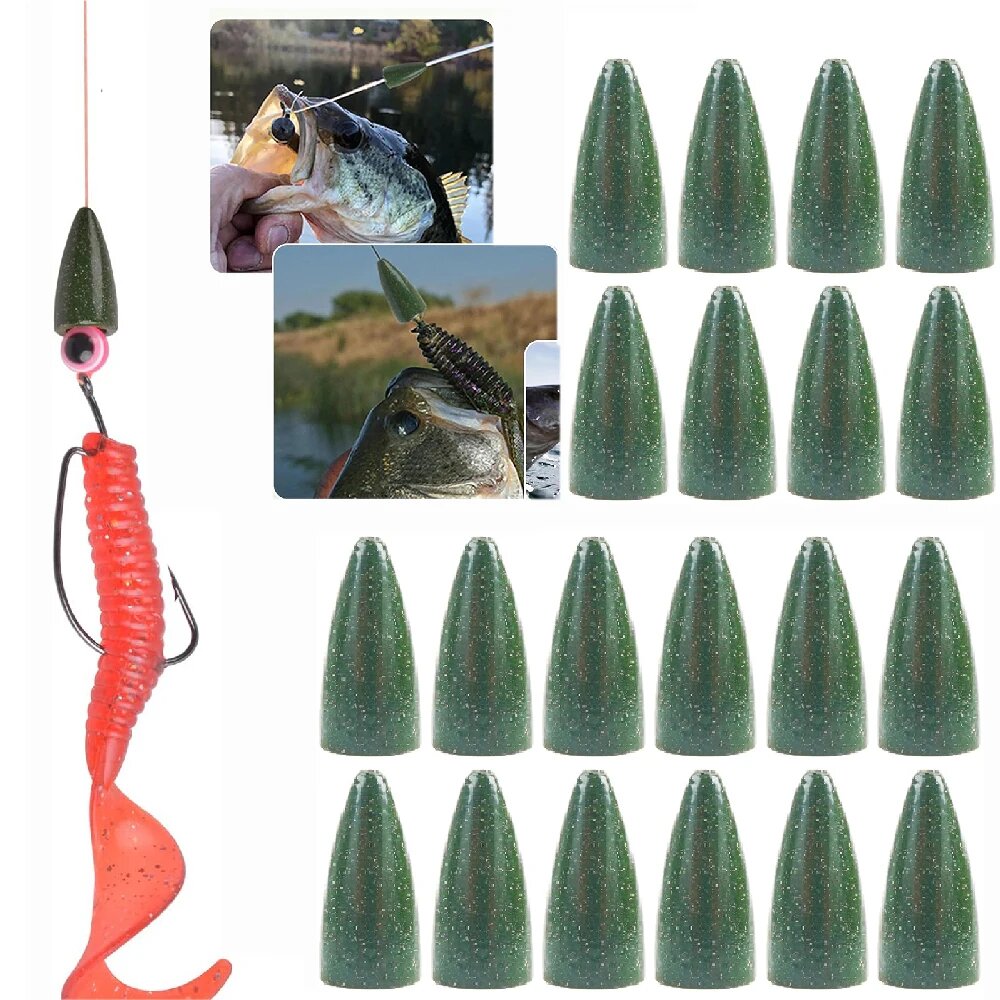 Грузила Easy Catch для техасской и каролинской оснастки 20 шт. 20pcs 1.75g