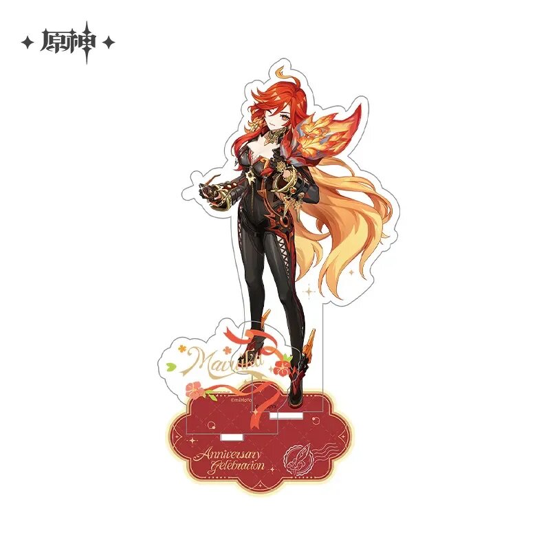 Акриловый значок-подставка Genshin Impact Venti Zhongli Furina miHoYo 5rd Mavuika Standee