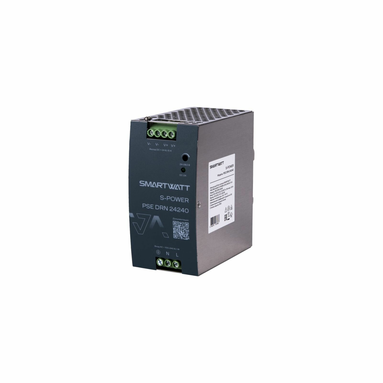 Блок питания 24В, 240 вт pse drn 24240 s-power