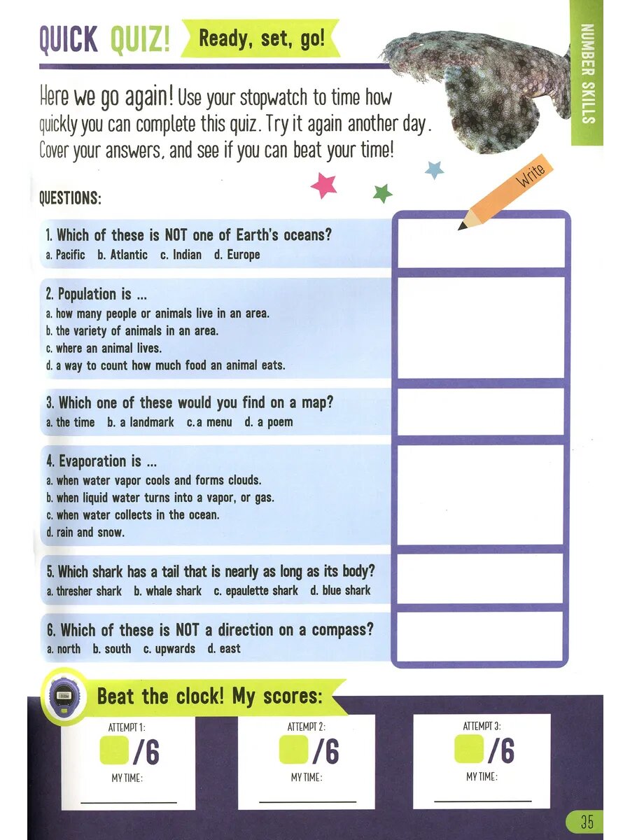 Quick Smarts Sharks Workbook — фото 1