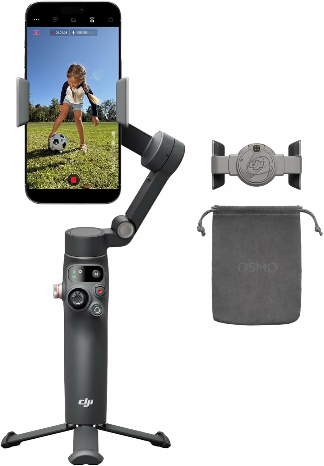 Стабилизатор для смартфона DJI Osmo Mobile 8 Standard Combo, черный