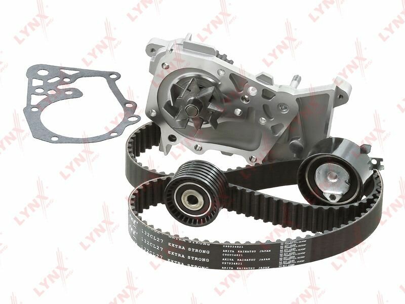LYNXauto Комплект ремня ГРМ с водяным насосом для LADA LARGUS 1.6 12- / NISSAN ALMERA (G15) 1.6 12- / RENAULT DUSTER 1.6 16V 10-