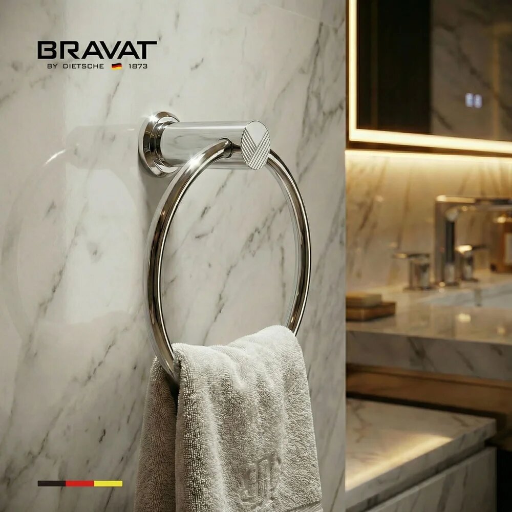 Держатель для полотенец BRAVAT D71135CP-SW