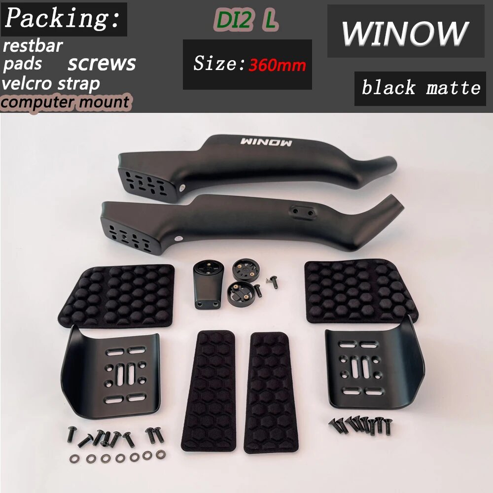 WINOW Restbar TT 360mm черный матовый Di2 L
