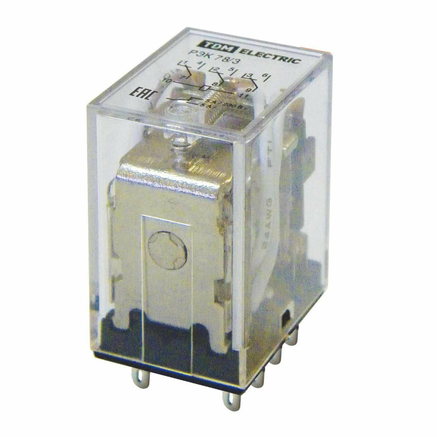Реле РЭК78/3 24 5A
