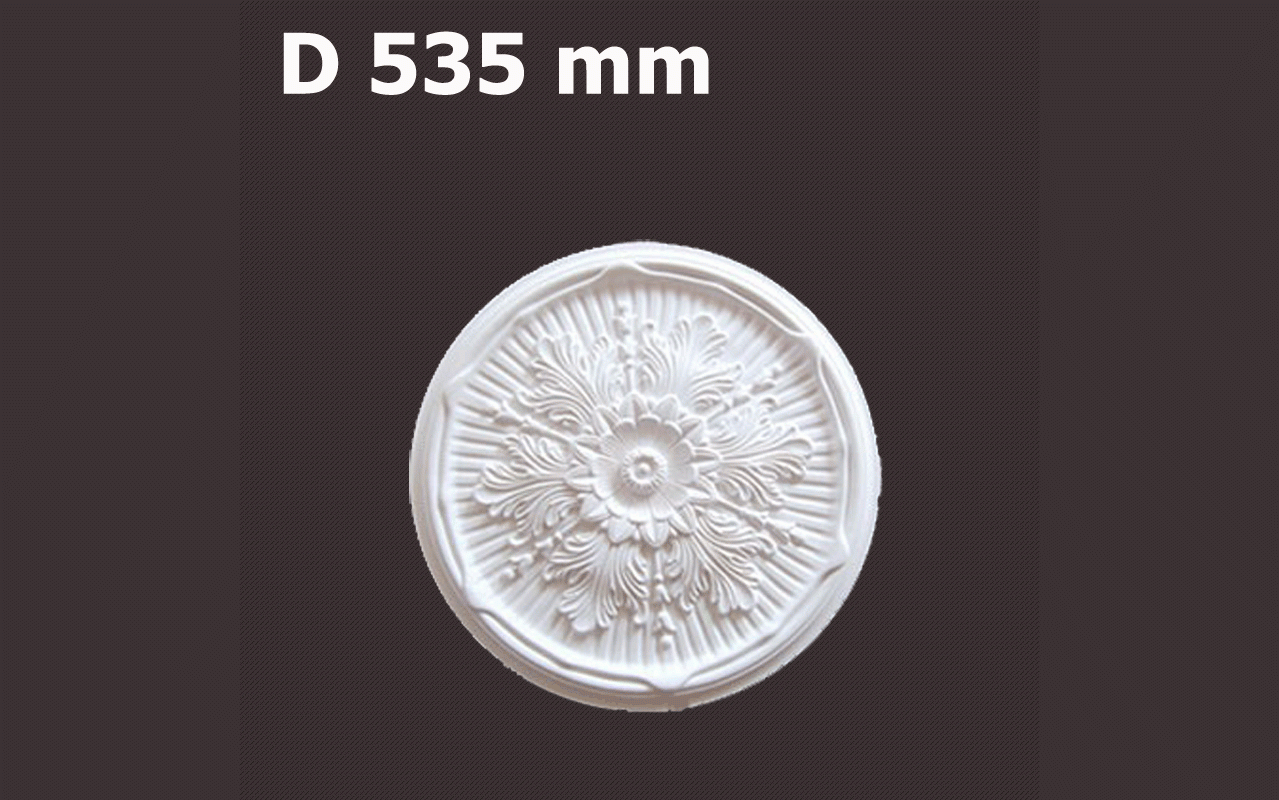 Розетка Perfect B3007, потолочная, полиуретан, диаметр 53 см 1 штука