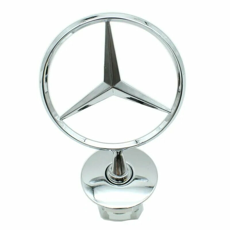 Эмблема на капот Мерседес Mercedes-Benz, логотип эмблема Mercedes