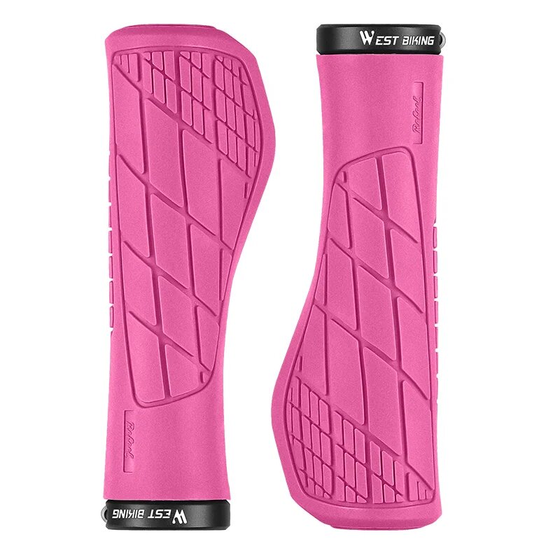 WEST BIKING ручки для велосипеда TPE+TPU+10%Silicone Розовый, 0804060 Pink
