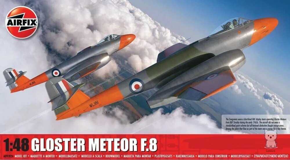Сборная модель 1/48 Gloster Meteor F.8 (Airfix) A09182A