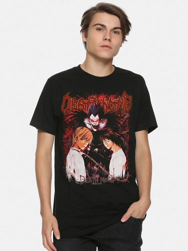 Футболка Тетрадь смерти / Death Note / Мужская черная S