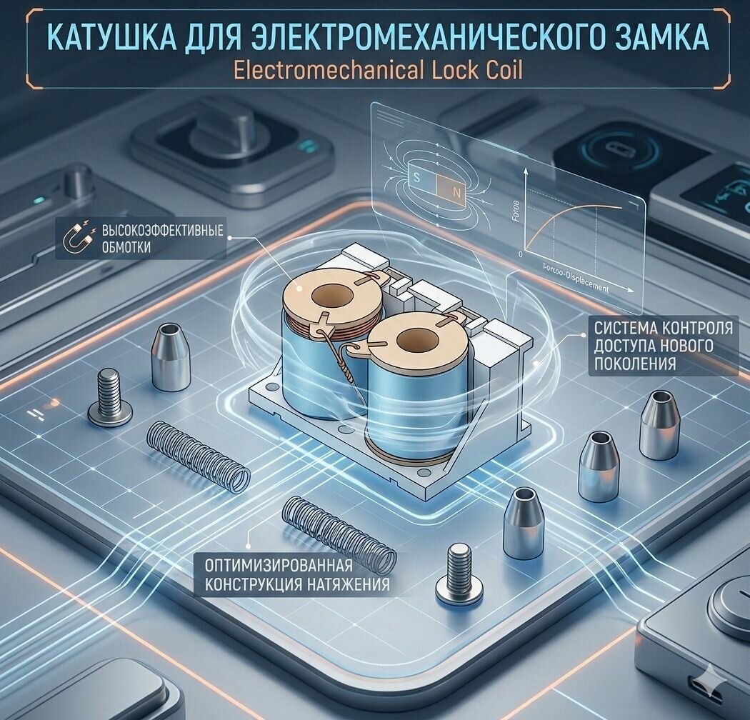 Катушка для электромеханического замка ST, Tantos, Fox, Slinex, Ps-Link, Atix