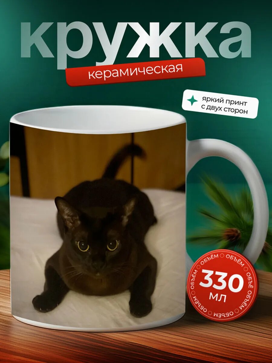 Кружка Бомбейский кашемир кот 24,