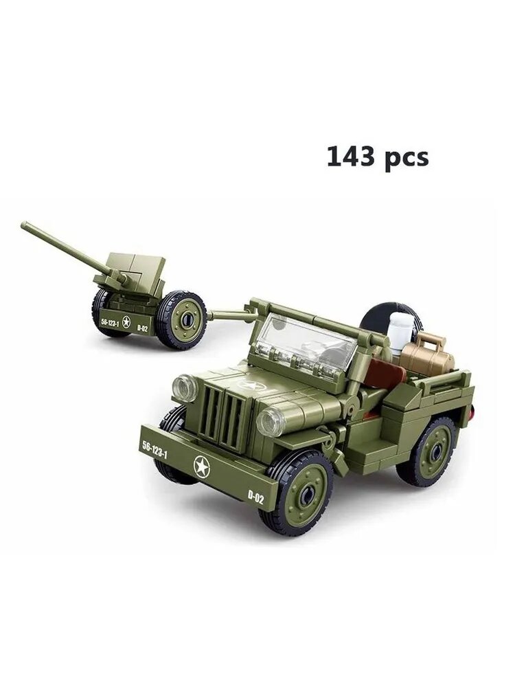 Модель самолета-бомбардировщика, строительные игрушки, военный танк, WW2, армейский грузовик, бронеавтомобиль, строительные блоки для детей