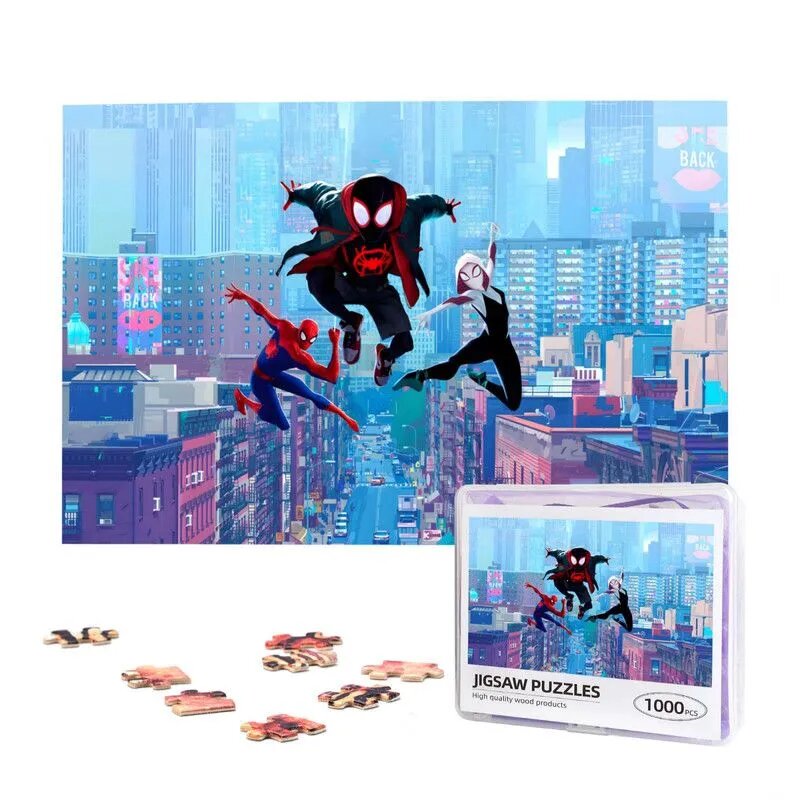 Spider-Man Деревянный пазл Марвел Деревянные пазлы Человек-паук Marvel