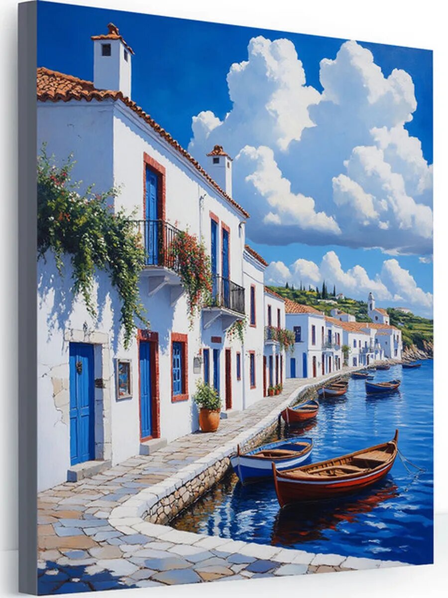 Картина по номерам Греция 40x50