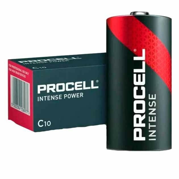 Батарейка Duracell PROCELL LR14 343 C intense (PX1400), 10 штук.