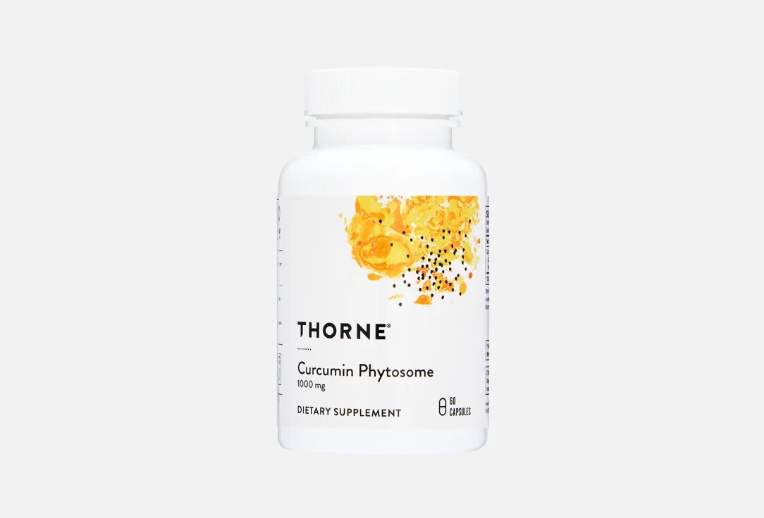 Thorne 1000 мг в капсулах Куркумин Фитосомы 60 шт