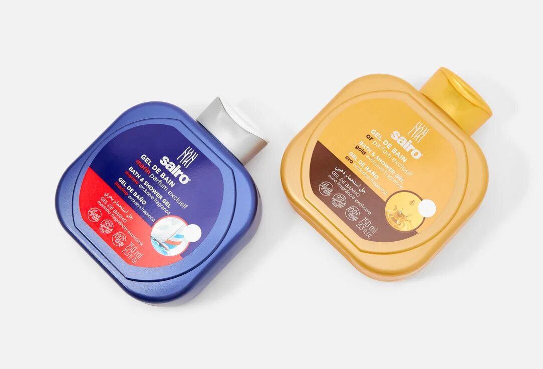 SAIRO Sea and Gold Набор гелей для душа 2шт