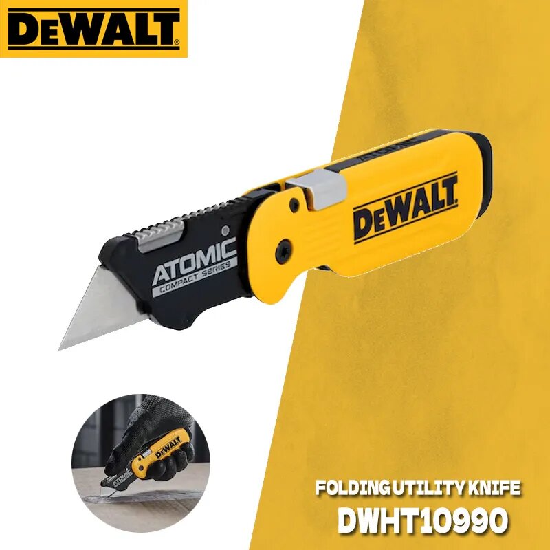 DEWALT DWHT10990 Складной многофункциональный нож Портативный Защита от падения Быстрая замена лезвий