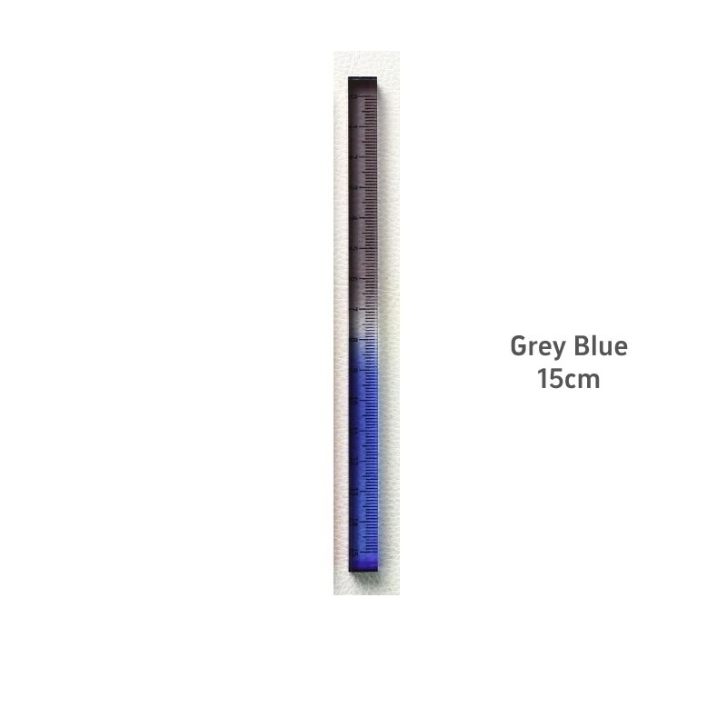Прозрачная градиентная линейка VALIOSOPA 15 см Синий, Grey Blue