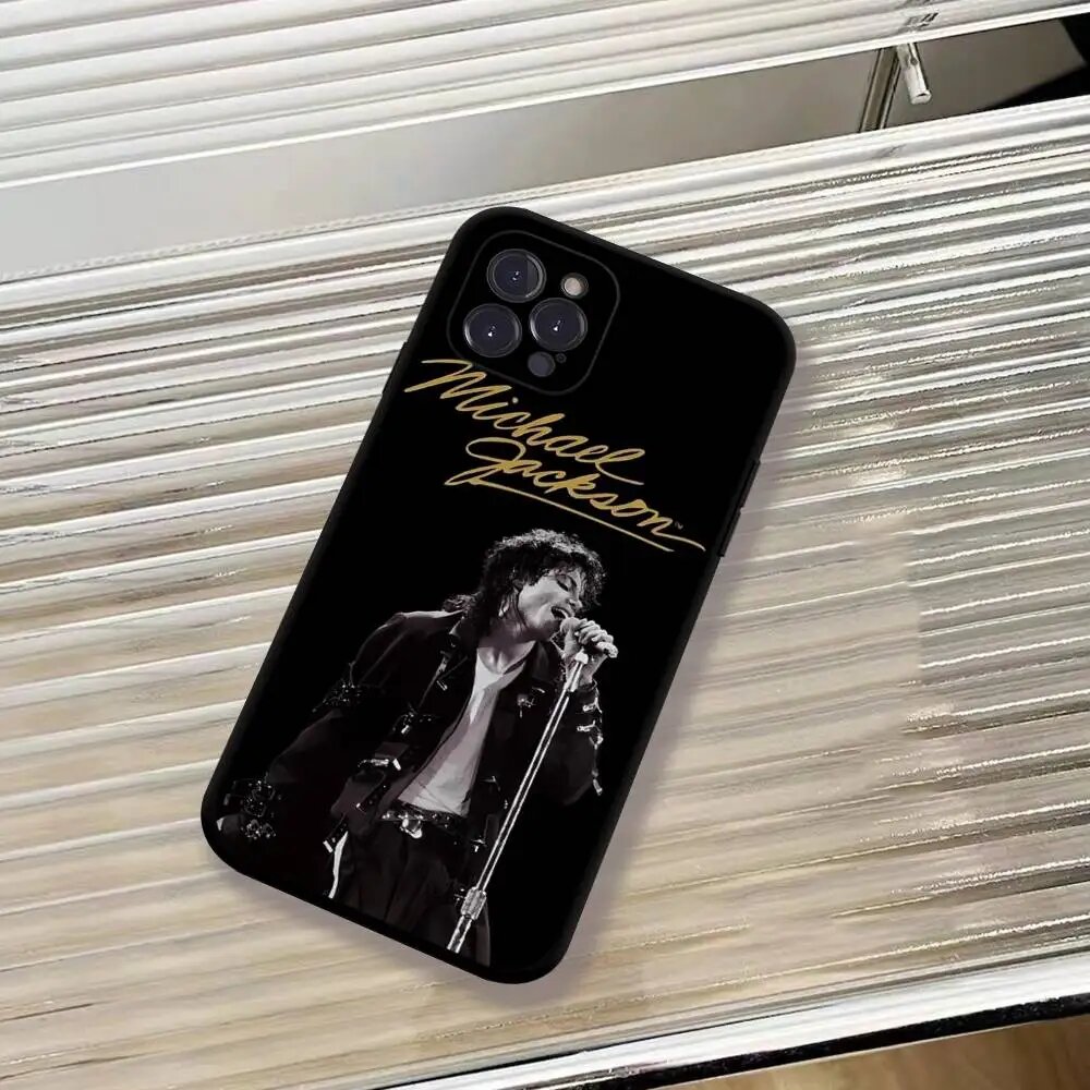 Чехол для телефона с изображением певца 80-х годов Майкла Джексона для iPhone 17 Air, 16, 15, 14, 13, 12, 11 Pro Max, 16, 15, 14 Plus, мягкий чехол из ТПУ