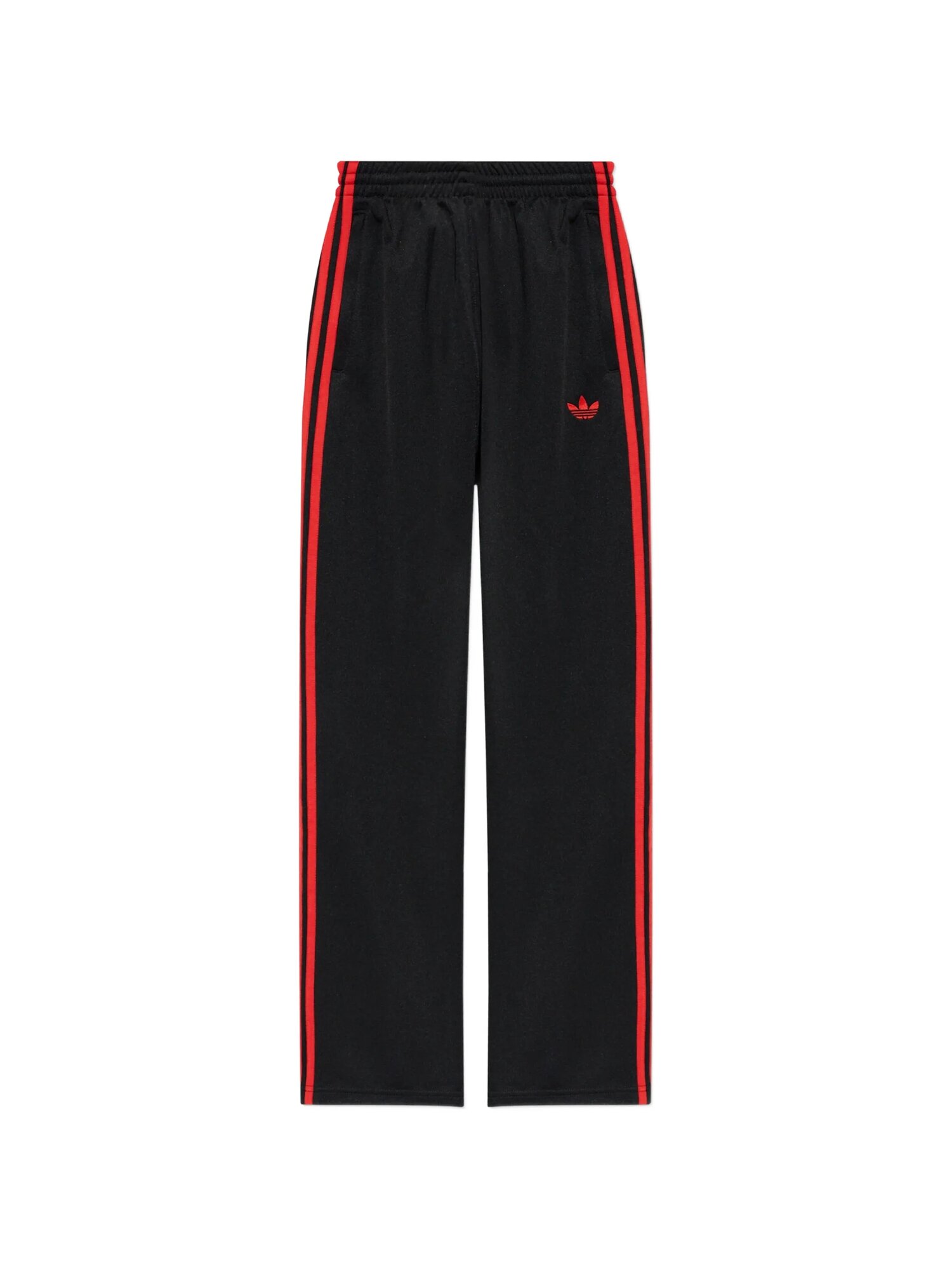 Брюки adidas Adicolor side-stripe loose track pants, размер 38 UK, черный