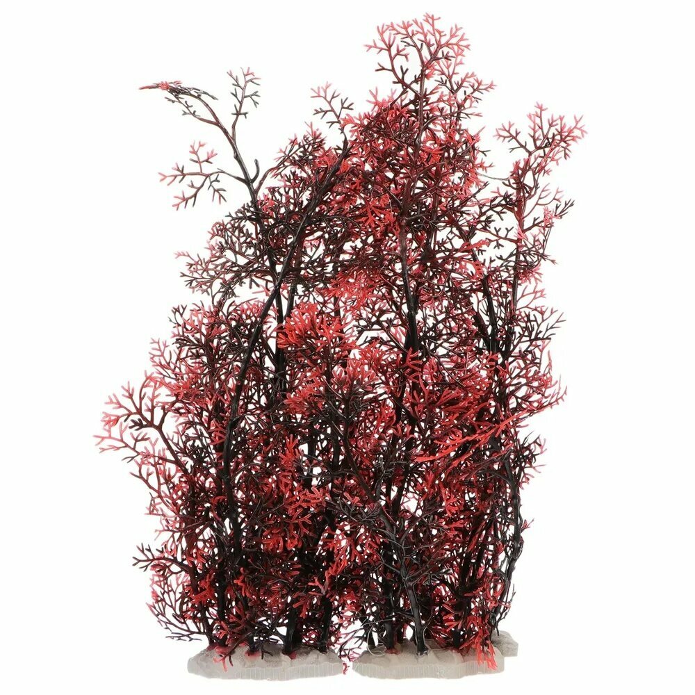 Коралловые деревья для оформления аквариума, искусственные водоросли, 2 штуки