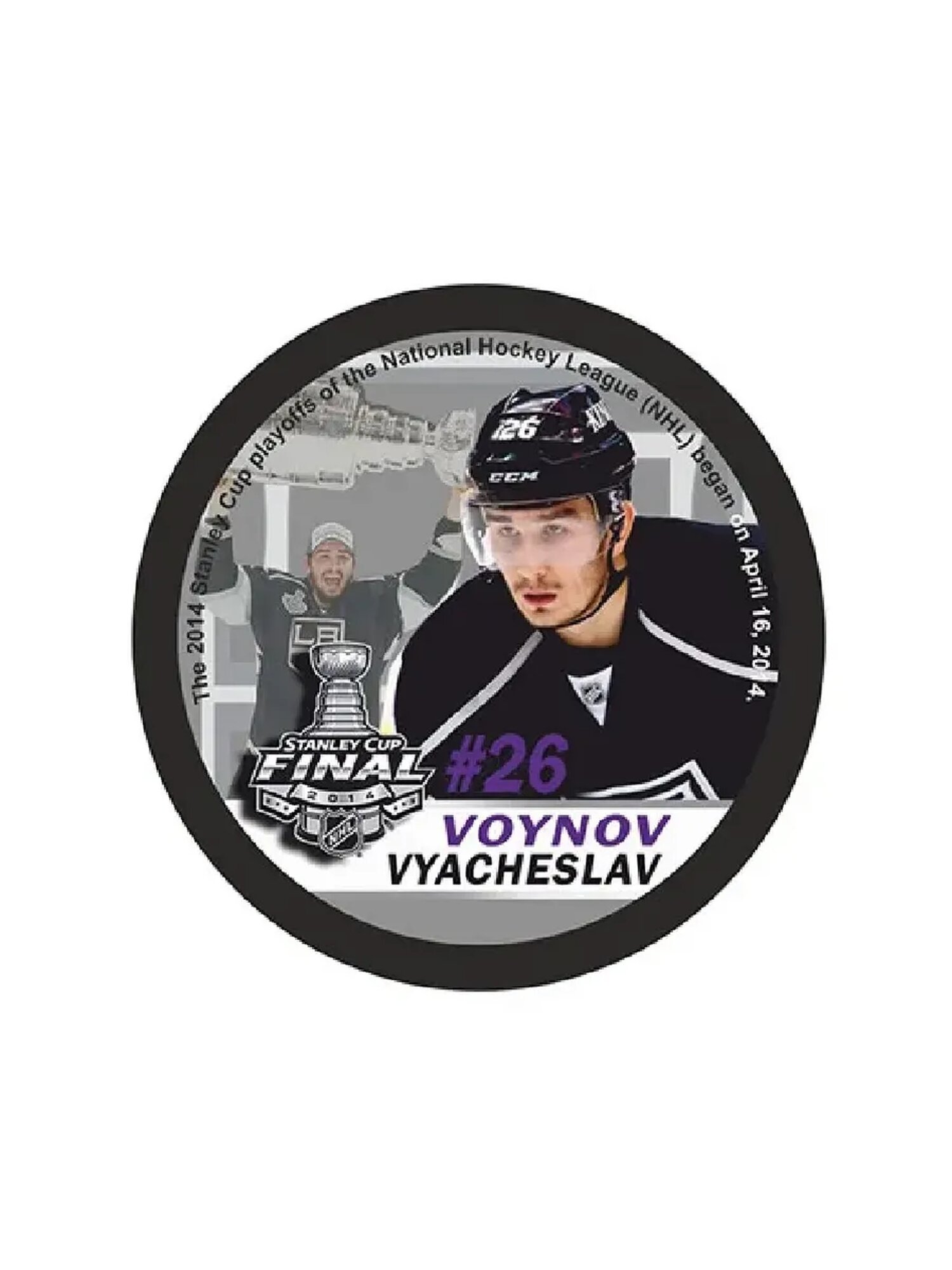 Шайба Sportfanat Игрок НХЛ VOYNOV Лос-Анджелес №26 FINAL 1-ст.
