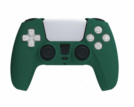 Силиконовый чехол DOBE для геймпада Sony DualSense (зелёный)