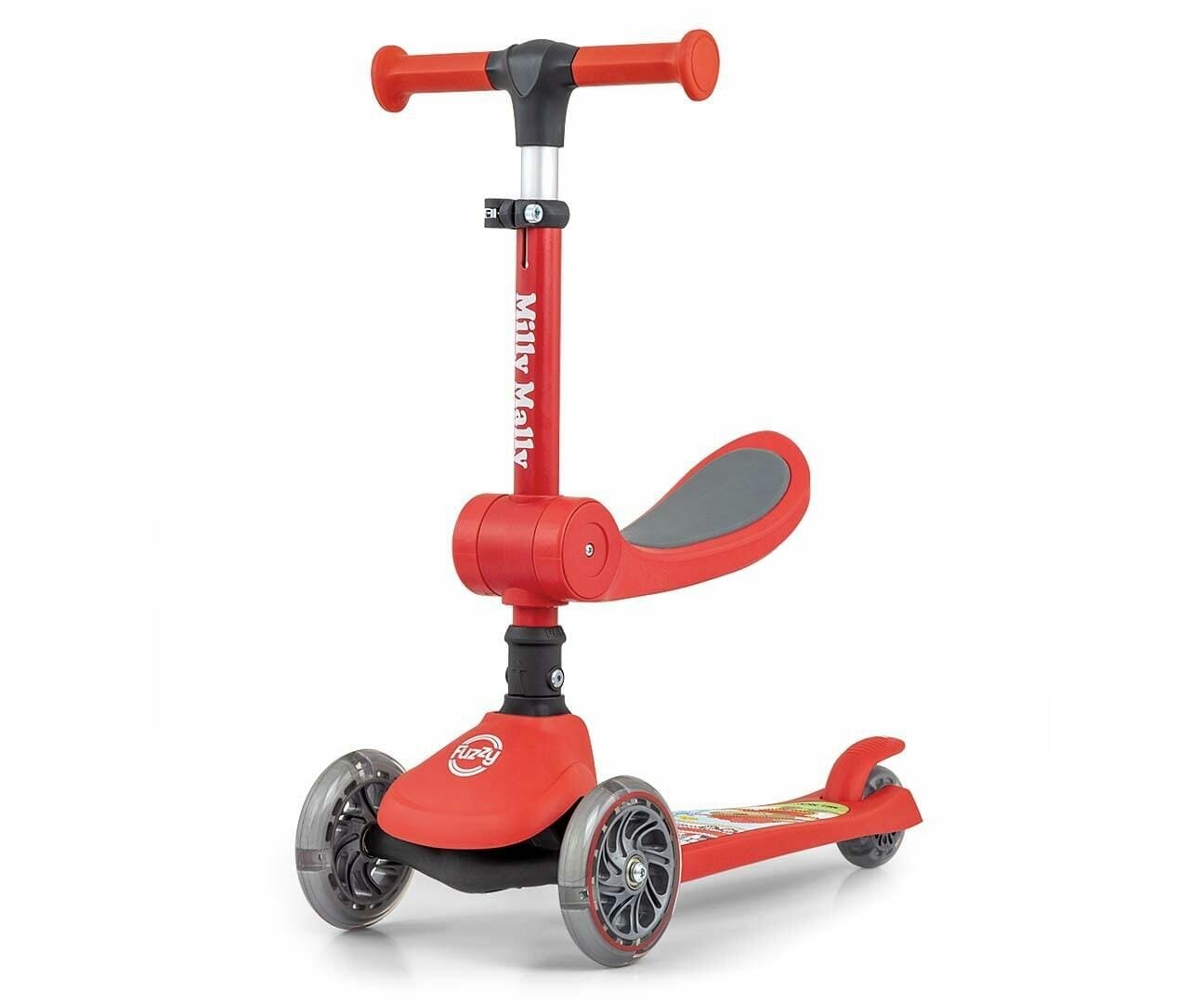 DECATHLON самокат Milly Mally Fuzzy, красный