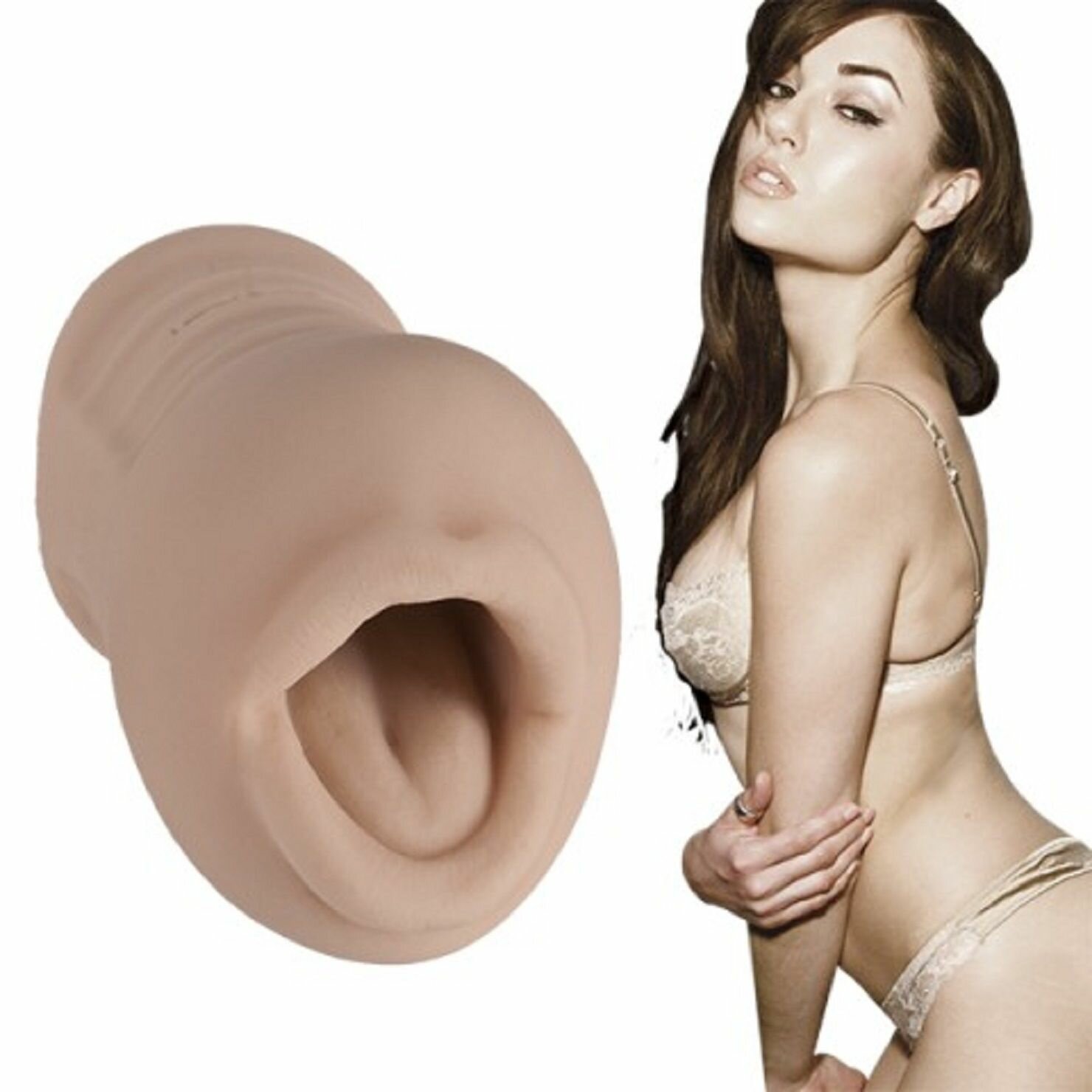Мастурбатор ротик Саша Грей (Sasha Grey Deep Throat Pocket Pal)