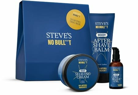 Набор уходовой косметики Steve's No Bull***t Shaving Trio, сандал
