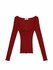 Топ Yves Saint Laurent Lace-trim ribbed top, размер 38
