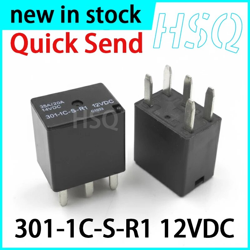 2 шт. Реле 301-1C-S-R1 12VDC 5-контактное 35A/20A